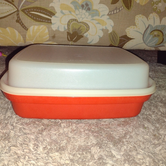 Tupperware | Kitchen | Vintage Large Tupperware Square Container | Poshmark